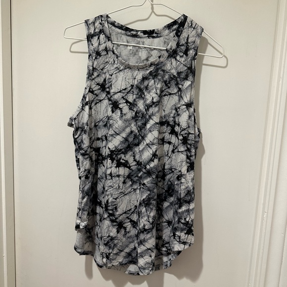 Xersion | Tops | Xersion Grey Marble Tie Dye Sleeveless Workout Active ...
